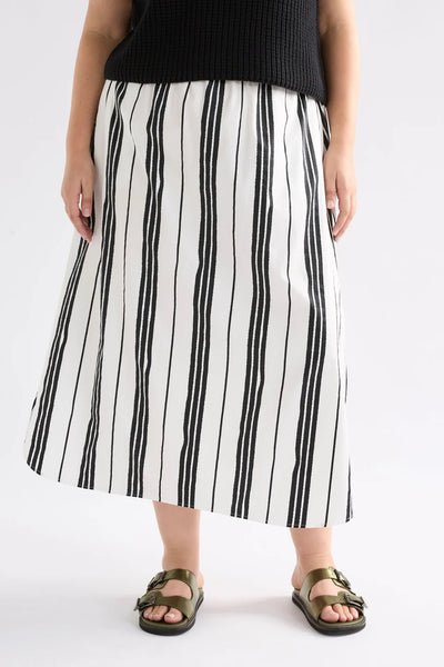 Elk - Fez Skirt - Fez Print White - A1348WS25 – Milk and Honey